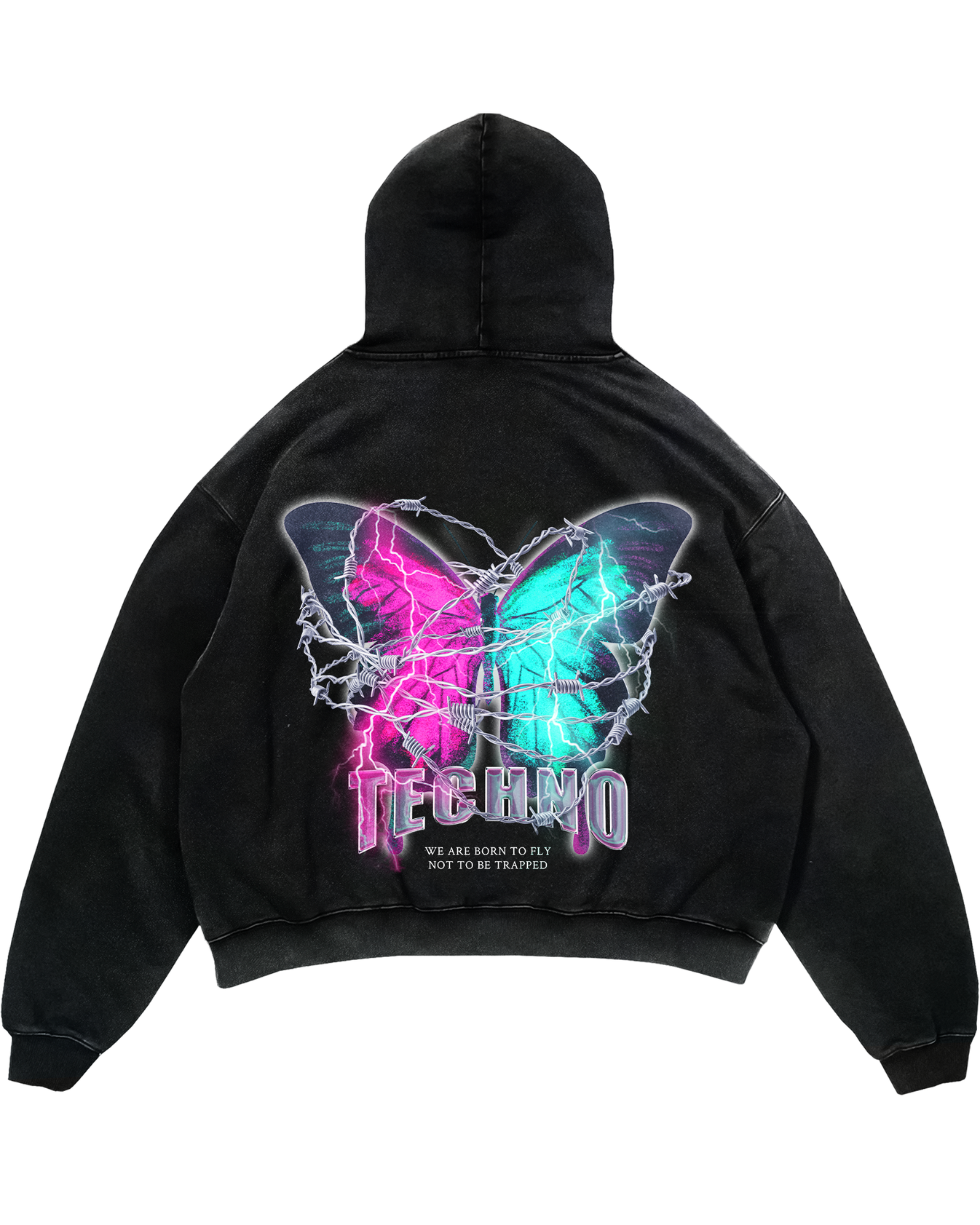 Trapped Oversized Hoodie – Technostorm